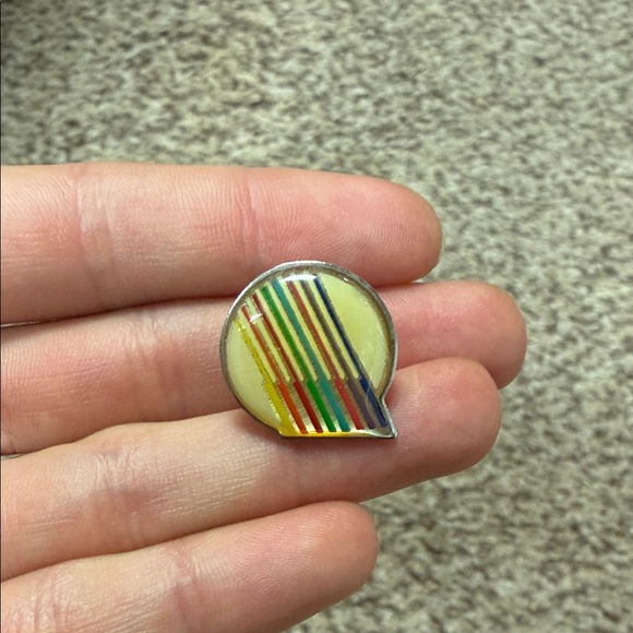 Union Made | Jewelry | Vintage Union Made Colorful Striped Pin | Poshmark